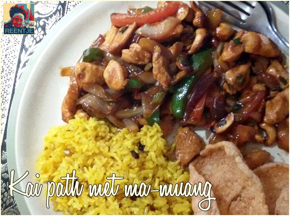 Kai Path Med Ma-Muang (wokgerecht van kip en cashewnoten) – Tante ...