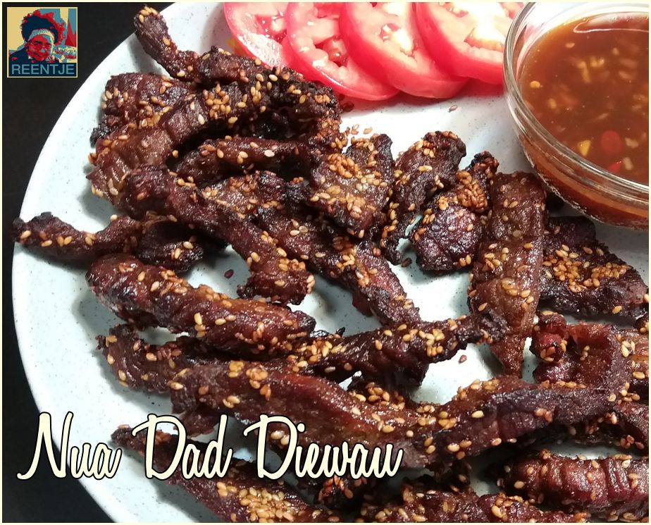 Nua Dad Diewau (gedroogd rundvlees) – Tante Reentje's food blog
