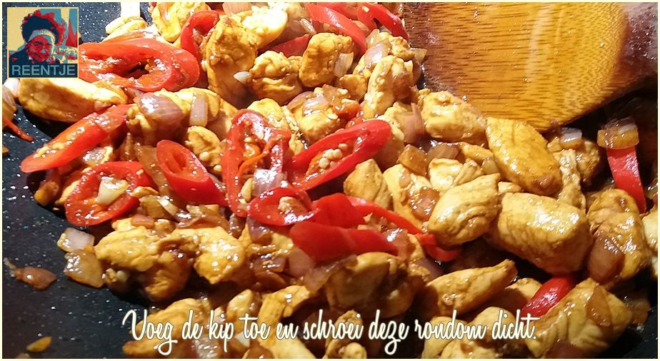 Ayam Ketjap Daun Bawang (Indische kip met prei) – Tante Reentje's food blog